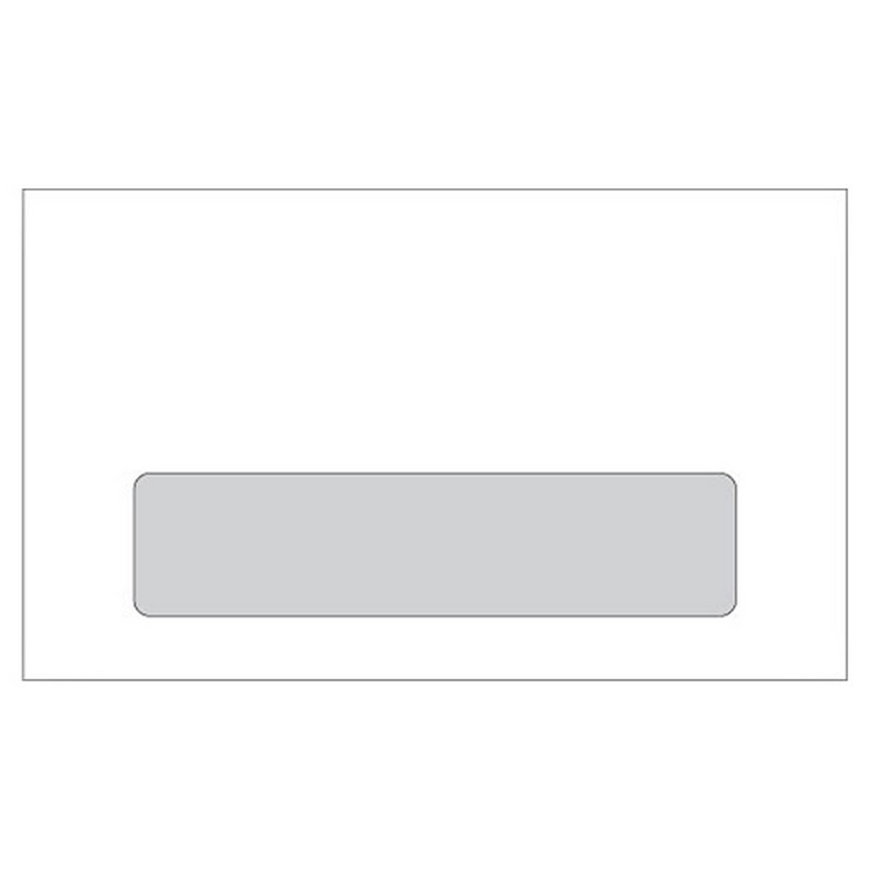 #6-3/4 Digi-Clear Window Envelopes, 3-5/8" x 6-1/2", 24#, A-Style ...