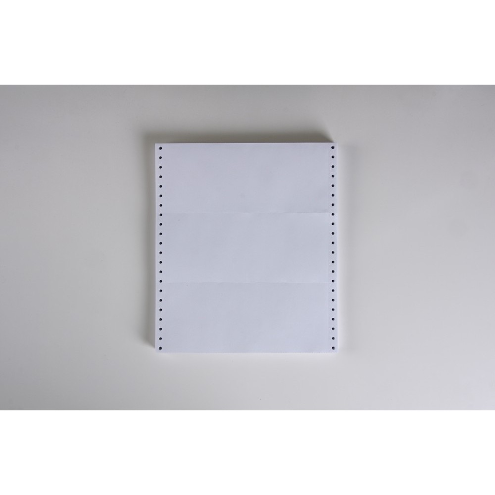 9-1/2" x 3-2/3" (W x H) Continuous 20# Computer Paper, Blank-Standard ...