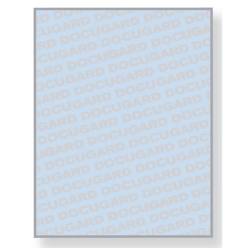 8-1/2'' x 11" Standard Blue Multi-Purpose Security Paper, 7 Security ...