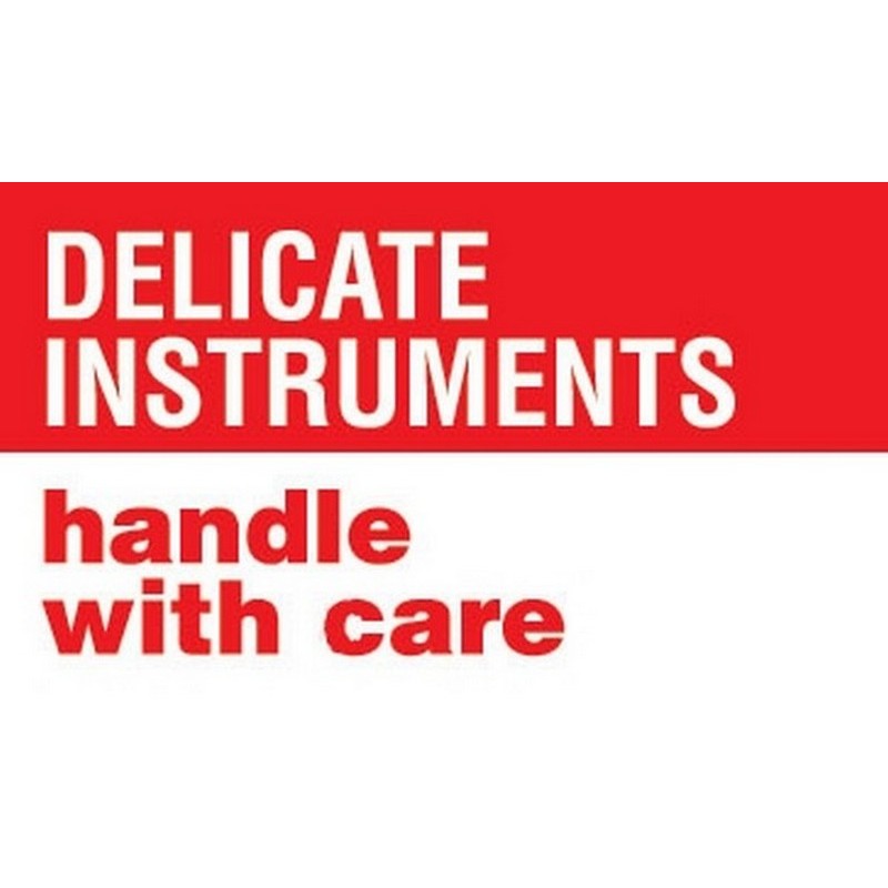 3" x 5" Delicate Instruments Handle with Care Labels (500 per Roll)
