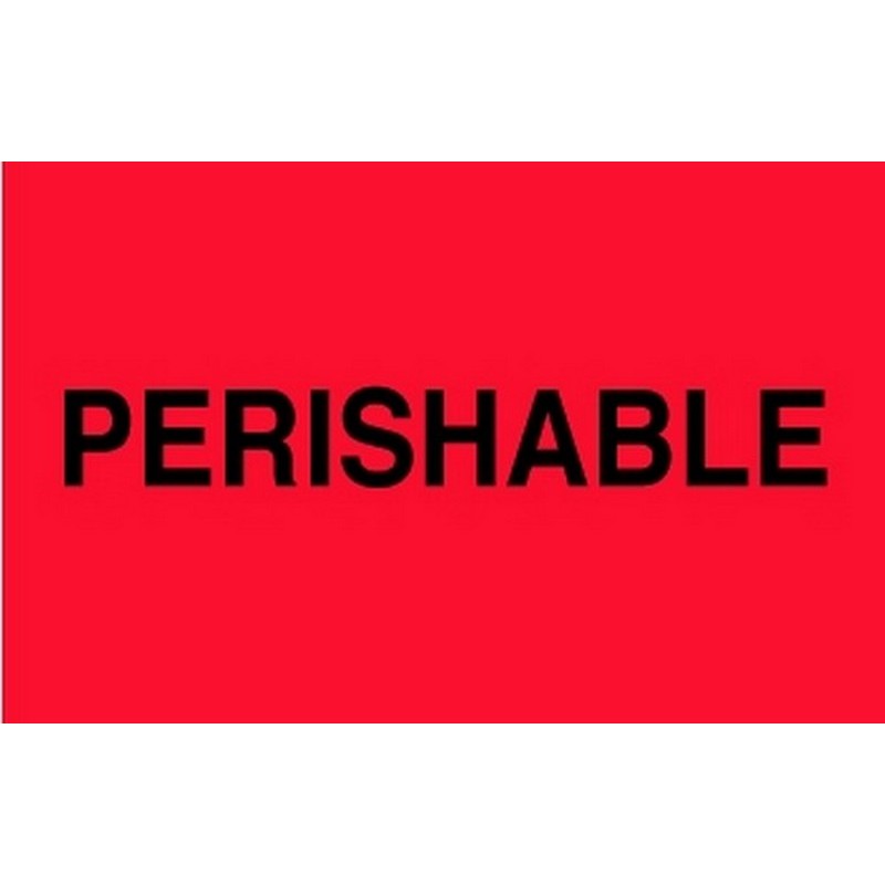 3" x 5" Perishable Labels (500 per Roll)