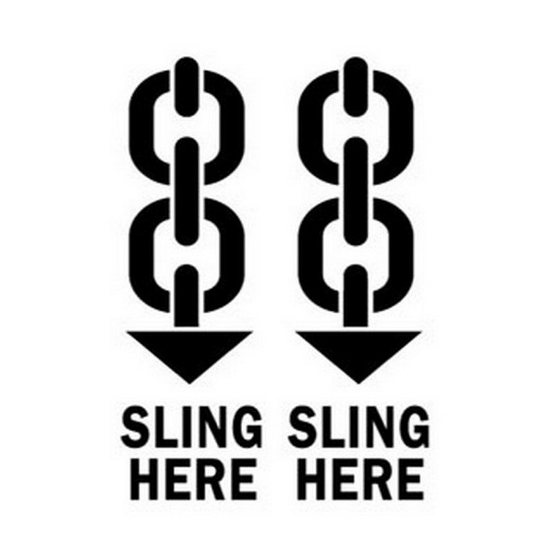 4" x 6" Sling Here Labels (500 per Roll)