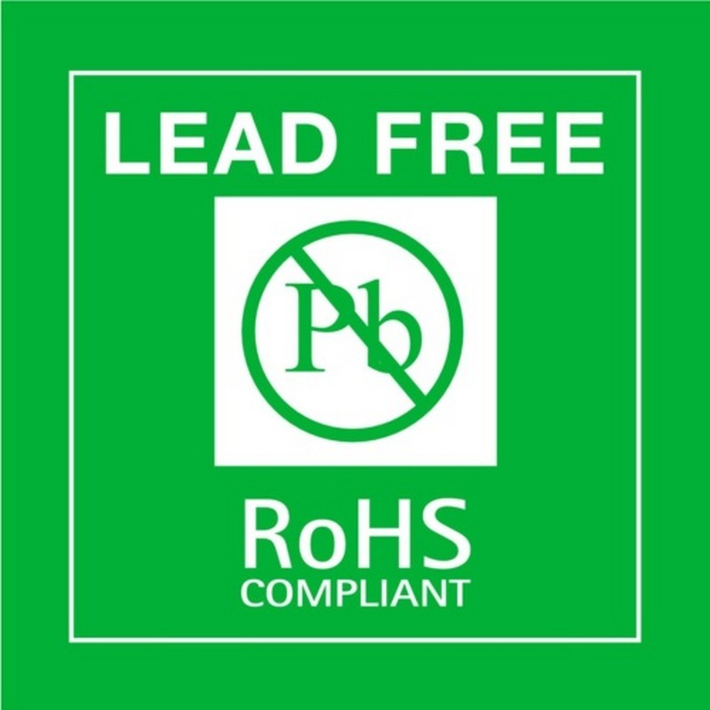 4" x 4" Lead Free RoHS Compliant Labels (500 per Roll)