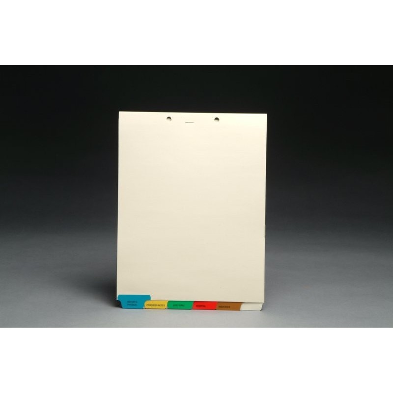 Stock Chart Divider Sets, Medical, END TABs, 1/6th Cut (65 Sets of 6 Tabs)
