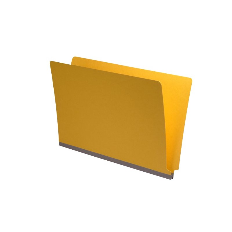 Yellow Type III Pressboard Folders, Full Cut END TAB, Legal Size, 2 ...