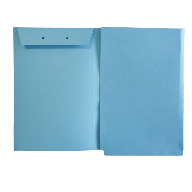 Blue End Tab Patent Tri-Fold folders, Legal Size - Box of 25