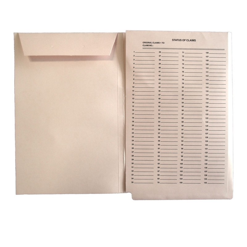 Manila End Tab Patent Tri-Fold folders, Legal Size - Box of 25