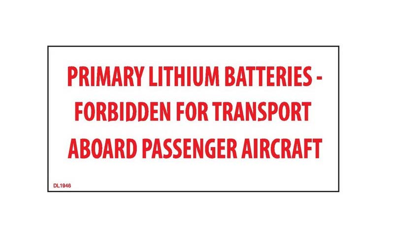 Lithium Battery Labels to Meet DOT Shipping Requirements - The Supplies ...