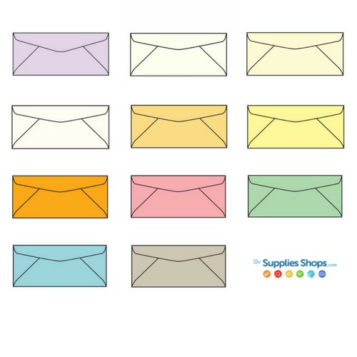 Pastel Colored Envelopes: Give a subtle flair to your everyday envelope ...