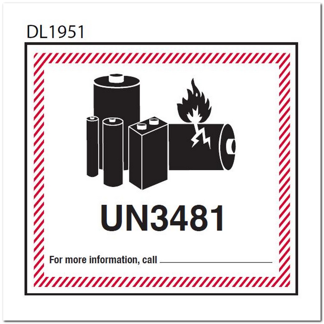 Mandatory Now: New Lithium Battery Labels for 2021 - The Supplies Shops